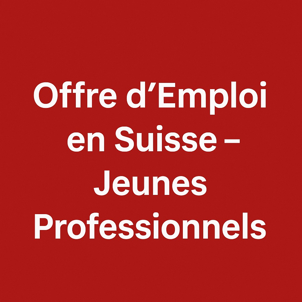 Offre d’Emploi – Jeunes Professionnels dans l’Industrie Pharmaceutique ...